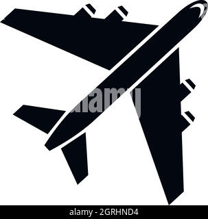 Big plane icon, simple style Stock Vector Image & Art - Alamy