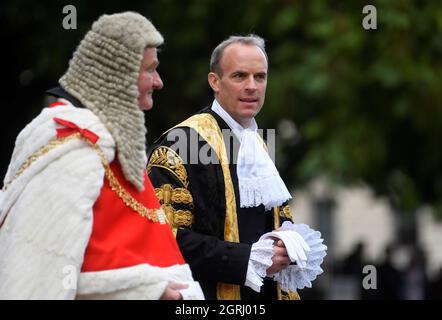 Lord Chief Justice Lord Burnett of Maldon (left), Dean of Westminster ...