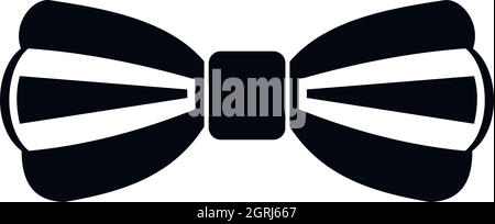 Bow tie icon. Simple style man fashion poster background symbol. Bow ...