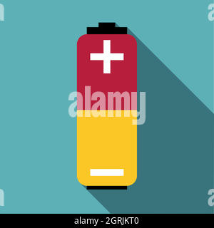 Flat battery icon symbol vector Illustration Stock Vector Image & Art ...