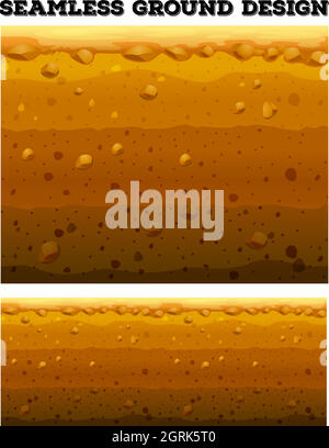 Seamless background with underground scene Stock Vector Image & Art - Alamy