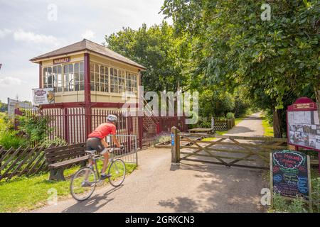 Warmley Station on the old rail line from Bristol to Bath. Now a cycle ...