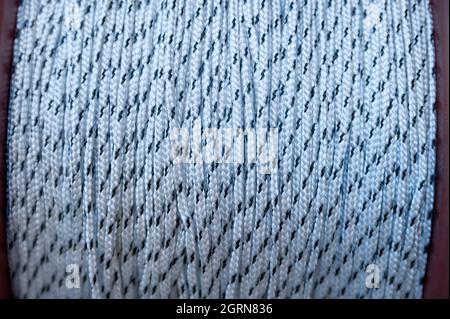 The rope, line, hawser, lanyard, lashing, string, cord, tether ...