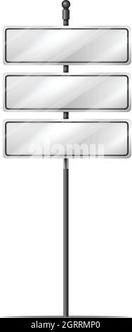 Three empty signboards Stock Vector Image & Art - Alamy