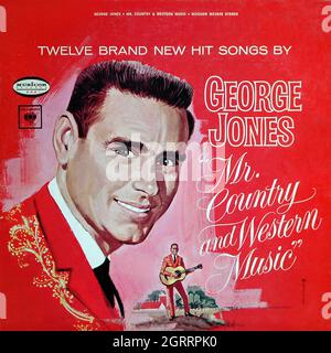 GEORGE JONES - Vintage vinyl cover album Stock Photo - Alamy