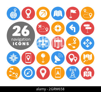 Compass wind rose vector glyph icon. Direction southeast. Meteorology ...