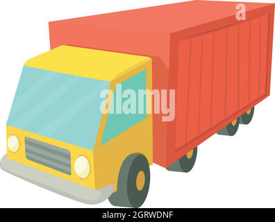 Lorry truck icon. Cartoon of lorry truck vector icon for web design ...