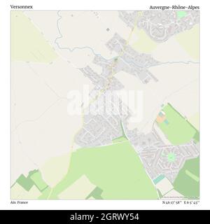 Map of Ain France Stock Photo - Alamy