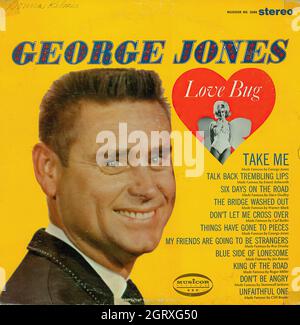 GEORGE JONES - Vintage vinyl cover album Stock Photo - Alamy