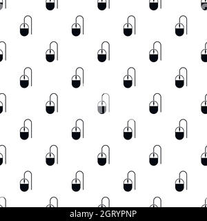 Computer mouse pattern, simple style Stock Vector Image & Art - Alamy