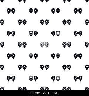 Question pointer pattern seamless background texture repeat wallpaper geometric vector Stock ...