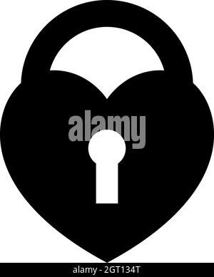 Lock Simple vector icon. Illustration symbol design template for web ...