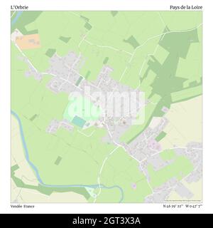 Map of Vendee in France Stock Photo - Alamy