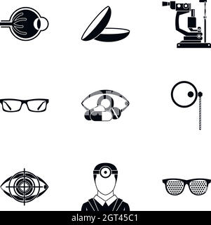 Vision Simple vector icon. Illustration symbol design template for web ...