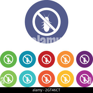 No termite sign set 9 collection Stock Vector Image & Art - Alamy