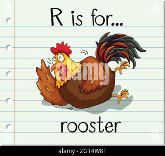 Flashcard letter H is for hen Stock Vector Image & Art - Alamy