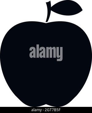 Apple icon. Simple illustration of apple vector icon for any design ...