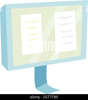 Translation of text on computer icon, flat style Stock Vector Image ...