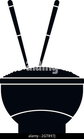 Rice Simple vector icon. Illustration symbol design template for web ...