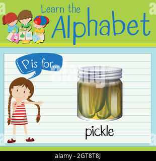 Illustration of a jar of pickle Stock Vector Image & Art - Alamy
