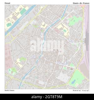 Map of Douai France Stock Photo - Alamy