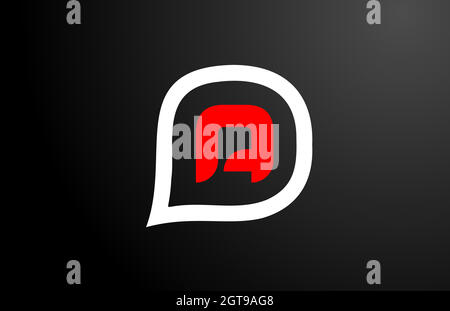 Y red alphabet letter logo icon with black colour. Creative design for ...