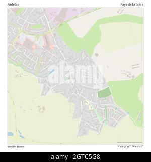 Map of Vendee in France Stock Photo - Alamy