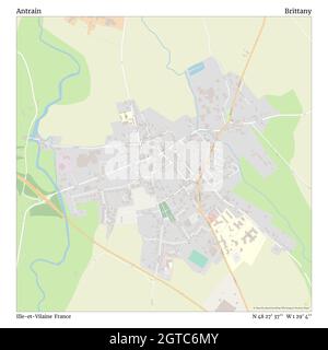 France, Ille et Vilaine, Antrain, Chateau de Bonne Fontaine (aerial ...