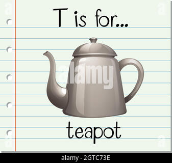 Flashcard letter p is for pot Stock Vector Image & Art - Alamy