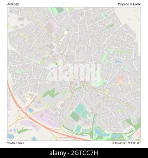 Map of Vendee in France Stock Photo - Alamy