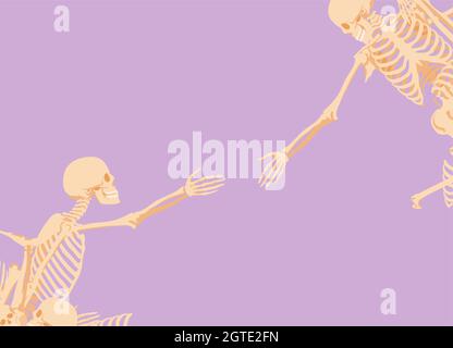 X-Ray Skeleton Human body - hands, legs, chests, heads, vertebrae ...