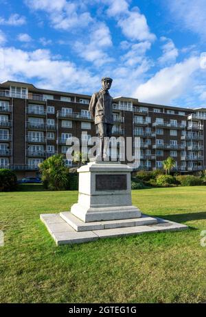 England, Kent, Dover, Statue of Charles Stewart Rolls, The First Man to ...