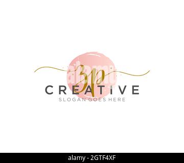 ZP Feminine logo beauty monogram and elegant logo design, handwriting ...