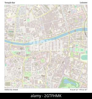 Temple Bar Map, Dublin, Ireland Stock Photo - Alamy