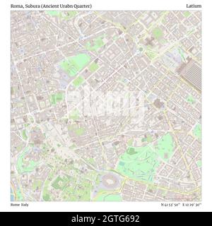 Map of ancient Rome, Italy Stock Photo - Alamy