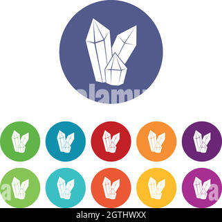 Diamonds set icons Stock Vector Image & Art - Alamy