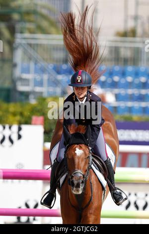 Francesca Ciriesi of Italy with Cape Coral during the Longines FEI ...