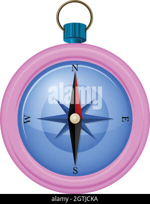 The pink compass Stock Vector Image & Art - Alamy