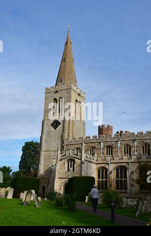 St Mary's Parish Church, Buckden, Cambridgeshire, England, UK Stock ...