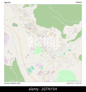 Agordo Province of Belluno Italy Stock Photo - Alamy