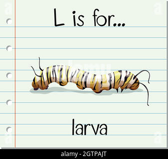 Flashcard letter W is for worm Stock Vector Image & Art - Alamy