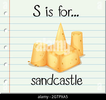 Flashcard letter C is for castle Stock Vector Image & Art - Alamy