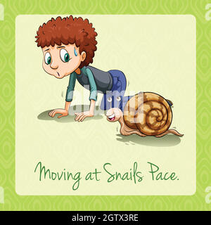 Moving at snails pace Stock Vector Image & Art - Alamy