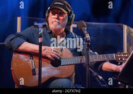 Madrid, Spain. 02nd Oct, 2021. Cuban singer-songwriter Silvio Rodríguez ...
