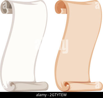 A paper roll template illustration Stock Vector Image & Art - Alamy