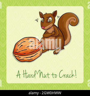 Hard nut to crack Stock Vector Image & Art - Alamy