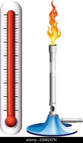 thermometer laboratory tool Stock Vector Image & Art - Alamy