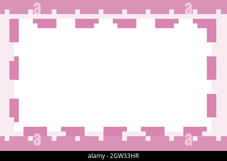 Background template with pink dash line illustration Stock Vector Image ...