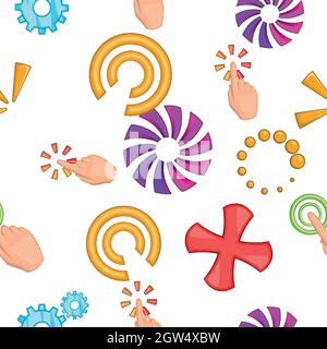 Cursor modern element pattern seamless vector repeat geometric for any ...