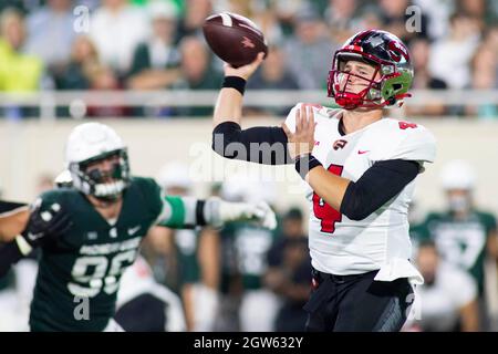 Western Kentucky quarterback Bailey Zappe (4) during an NCAA football ...